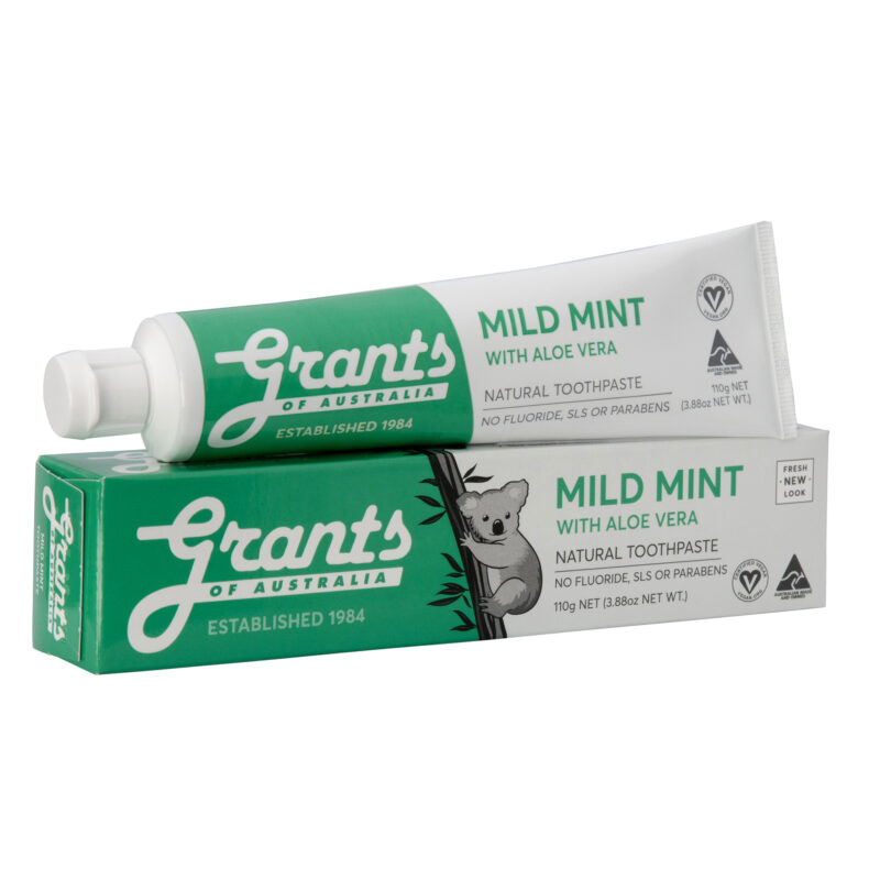 GRANTS NATURAL TOOTHPASTE - Mild Mint - Balanced Essentials