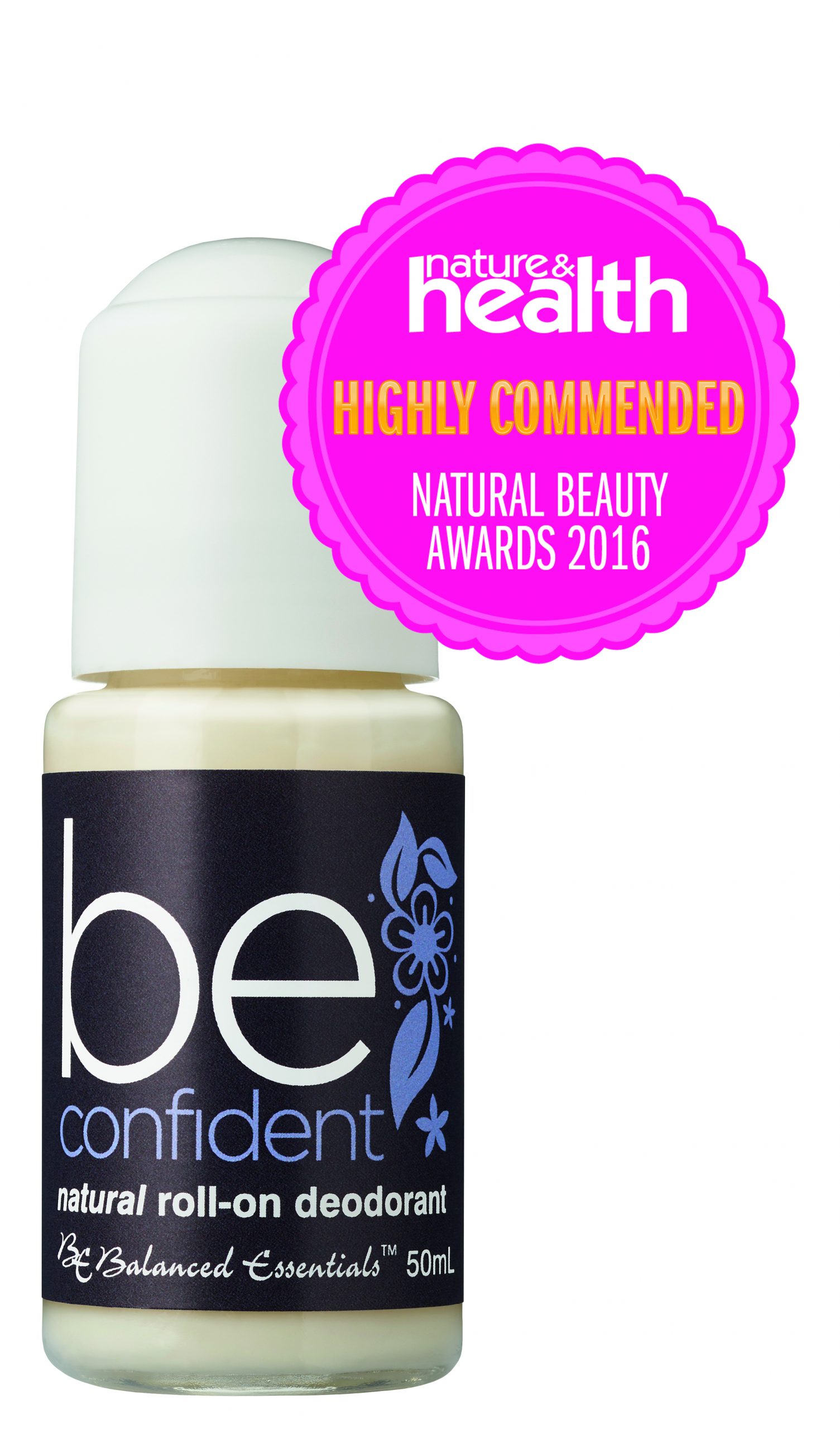 BE CONFIDENT Natural Roll-On Deodorant 50mL - Balanced Essentials